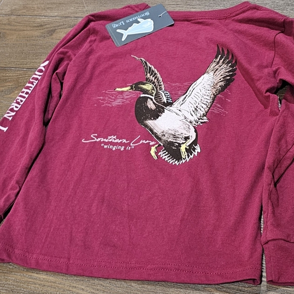 Southern Lure | Shirts & Tops | New Southern Lure Kids Maroon Long ...